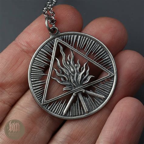 Behemoth The Unholy Trinity Sterling Silver Necklace