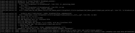 TypeError Server Emit Got An Unexpected Keyword Argument Broadcast