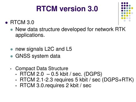 PPT RTCM Data Format R Adio T Echnical C Ommission For M Aritime
