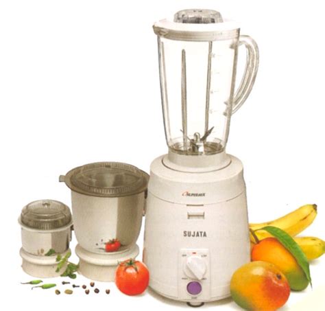 Sujata Supermix 900W 3 Jar Mixer Grinder For Wet Dry Grinding 751 W