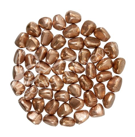 Copper Tumbled Stones 15 25 Mm Oceanic Linkways In Nj Usa