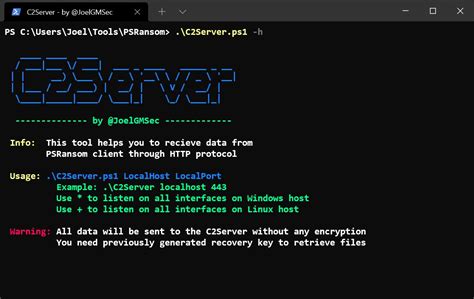 Psransom Powershell Ransomware Simulator With C2 Server Bryan Singer