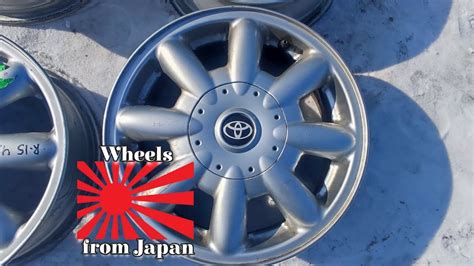 Литые диски r15 4x100 5.5JJ ET45 DIA56.1 Япония - YouTube