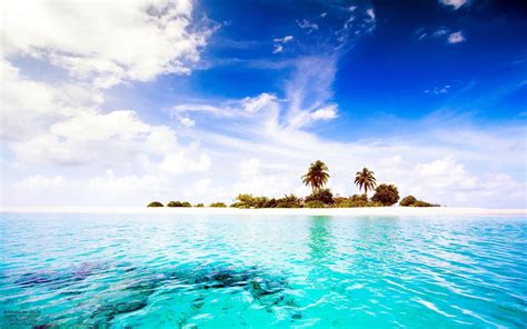 Tropical Island Sunset Wallpaper Wallpapersafari