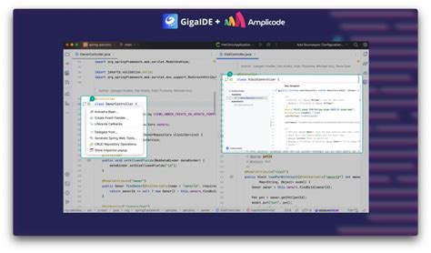 Обзор GigaIDE от СБЕРа Российская IntelliJ IDEA Поддержка Spring вместе с Amplicode Хабр