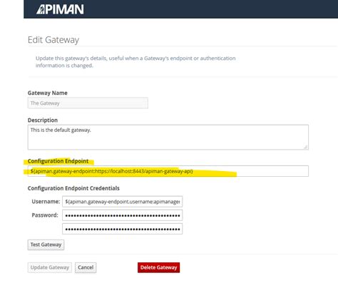 Publishing Api S After Changing The Root Context Of The Apiman Gateway