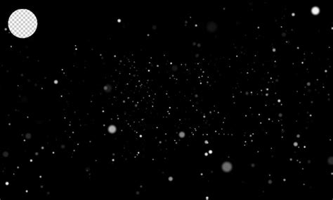 Premium PSD Night Starry Sky Transparent Background