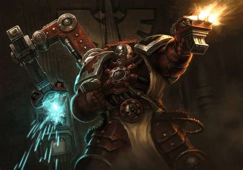 Techmarine Warhammer 40k Artwork Warhammer Warhammer 40k