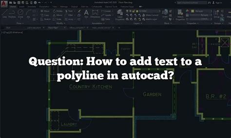 Question How To Add Text To A Polyline In Autocad Caddikt