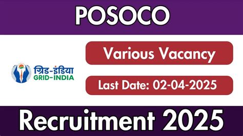 Posoco Medical Consultant Recruitment 2025 Apply Offline