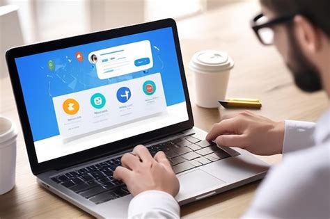 Social Media Stay Connected Concept Premium AI Generated Image