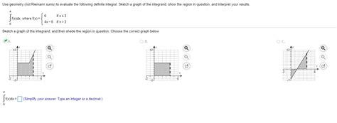Answered Use Geometry Not Riemann Sums To Bartleby