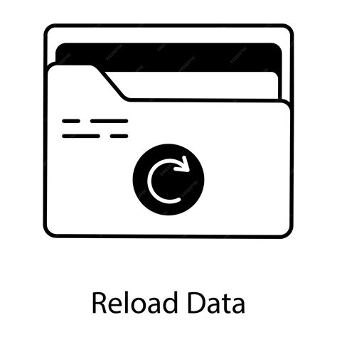 Premium Vector Data Files Linear Icon