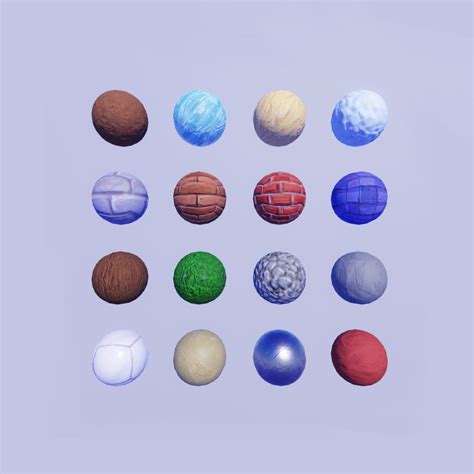 Free Stylized Handpainted Pbr Materials Pack Community Resources