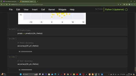 Day 8 Completed Logistic Regression And Assessed Test Accuracy And