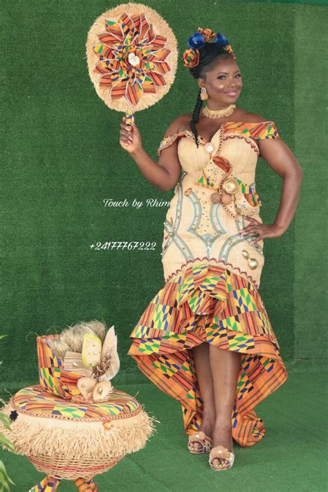 Mariage En Obom Tissu Fang Beti Afrique Centrale Dzaleu