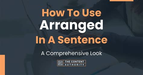 Sentence For Arrange At Lola Goll Blog