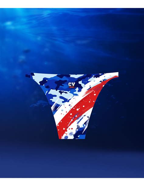 Cv Monte Cara Blue Camouflage Bikini Exotrik