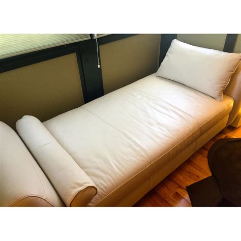 Natuzzi Italian Leather Sassi Ii Daybed Aptdeco