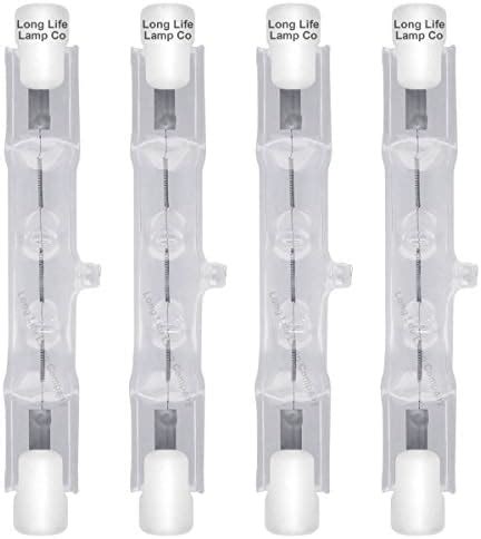 Twin Pack W Mm Tungsten Linear R S Halogen Floodlight Security Light Bulb Amazon Co Uk