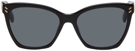Stella Mccartney Black Cat Eye Sunglasses Ssense