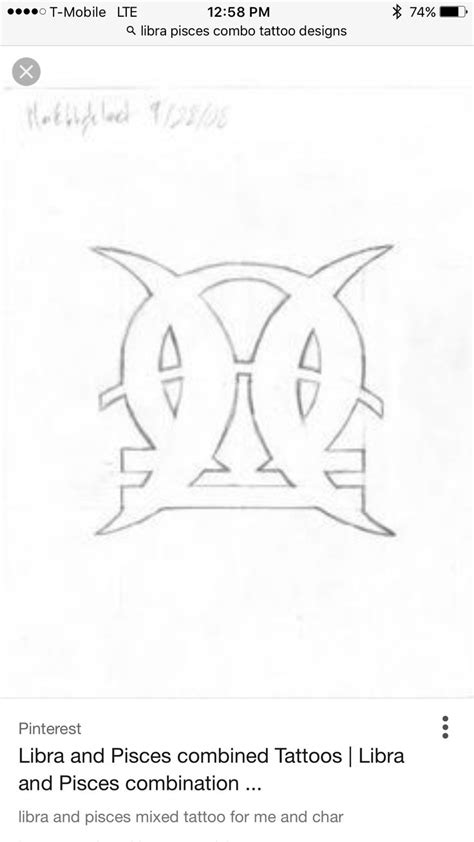 Librapisces Libra And Pisces Pisces Tattoo Designs