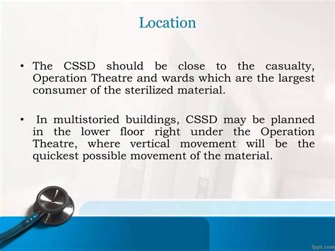 Central Sterile Supply Department Cssd Pptx