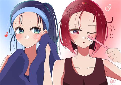 Arima Kana And Kurokawa Akane Oshi No Ko Drawn By Krn Danbooru