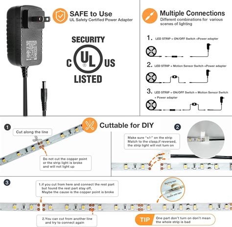 Kit De Iluminación Led Regulable Con Sensor De Movimiento Para Debajo