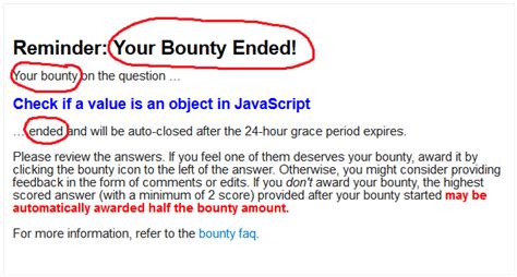 Stack Overflow Says Bounty Ended But It Didn T Yet Meta Stack Overflow