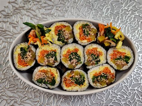 고소함 끝판왕 시금치김밥 섬초김밥 야채김밥 맛있게 만드는법 도시락