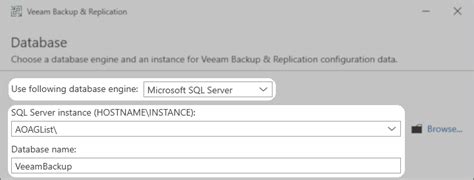 Kb2301 How To Deploy Veeam Configuration Database In Sql Alwayson