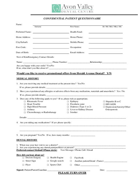 Fillable Online Patient Information Form Patient Name Sex Birth Date Fax Email Print Pdffiller
