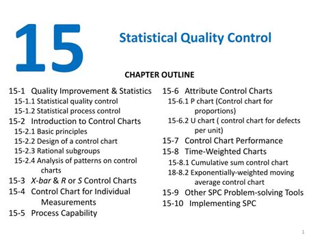 Ppt Statistical Quality Control Powerpoint Presentation Free