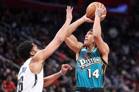 R J Hampton Hits Big But Detroit Pistons Cut Down By Brooklyn Nets