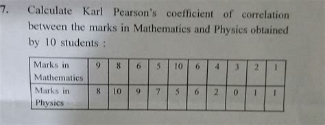 Calculate Karl Pearsons Coefficient Of Studyx