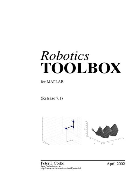 robot toolbox matlab download free pdf kinematics cartesian