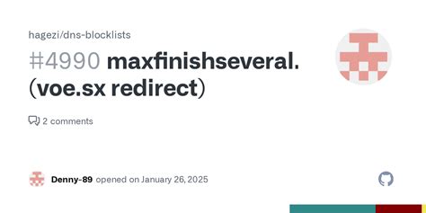 Voesx Redirect · Issue 4990 · Hagezidns