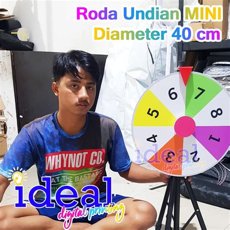 Jual Roda Undian Roda Keberuntungan 40cm Wheel Of Fortune Roda