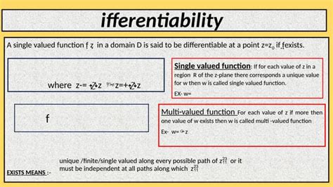 Analytic Functions Differentiability Pptx