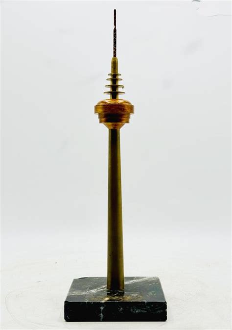 German DDR Transmitter Model Escultura Metrópoli 32 cm Latón Mármol Catawiki