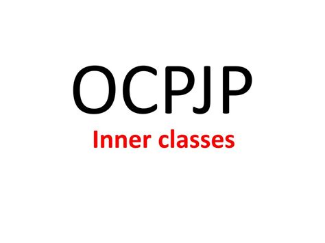 ppt ocpjp powerpoint presentation free download id 1982436