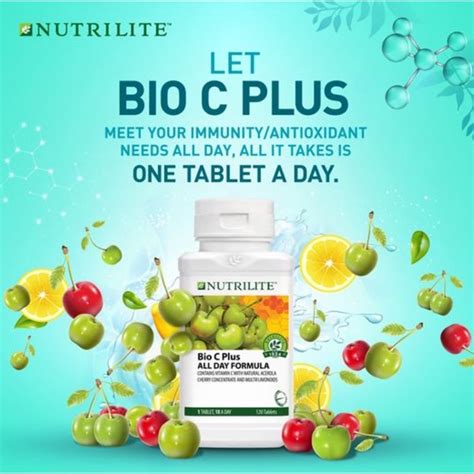 READY STOCK Nutrilite Bio C Plus All Day Formula 60 Tablets Shopee