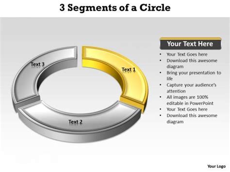 Ppt Yellow Arc Describing One Method PowerPoint Templates