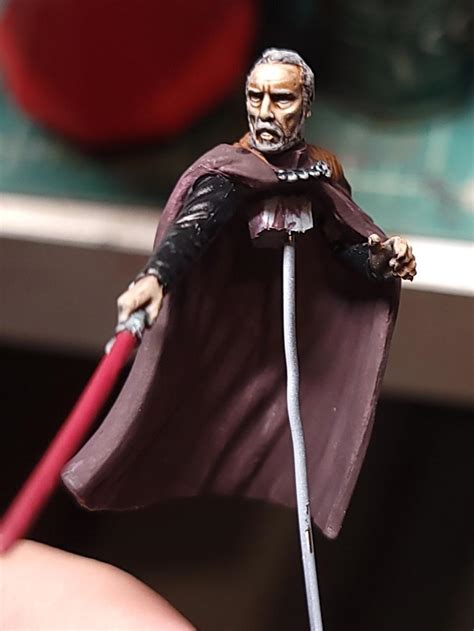 Wip Count Dooku Possibly The Best Face Ive Done R Swlegion