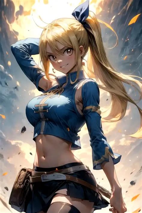 Ai Art Lucy Heartfilia By Lekaris Pixai
