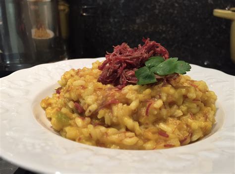 RISOTO DE ABÓBORA E CARNE SECA Zucca Gastrô