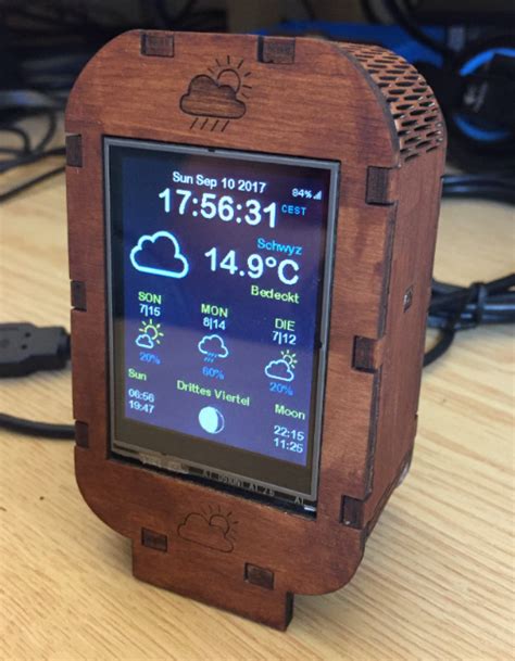 LCD Weatherstation With ESP8266 MCU On Eclipse