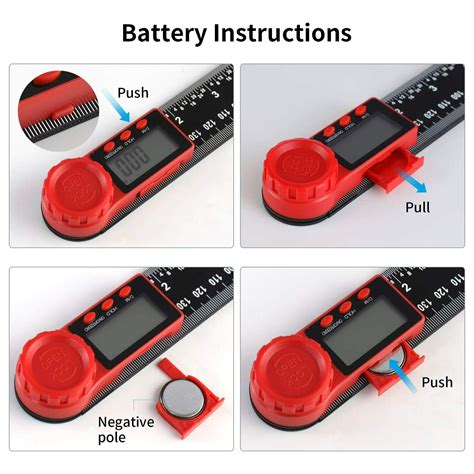 8 Inches Digital Angle Finder Protractor 360 Degre Grandado