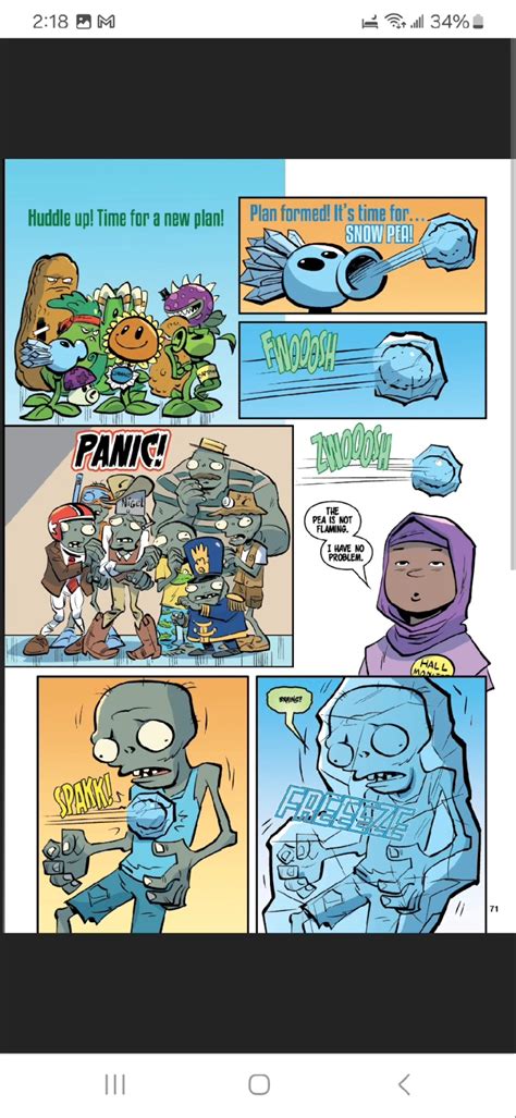 Ice Pea Freezing Zombies By Just Being By Them Or A Single Pea Touching